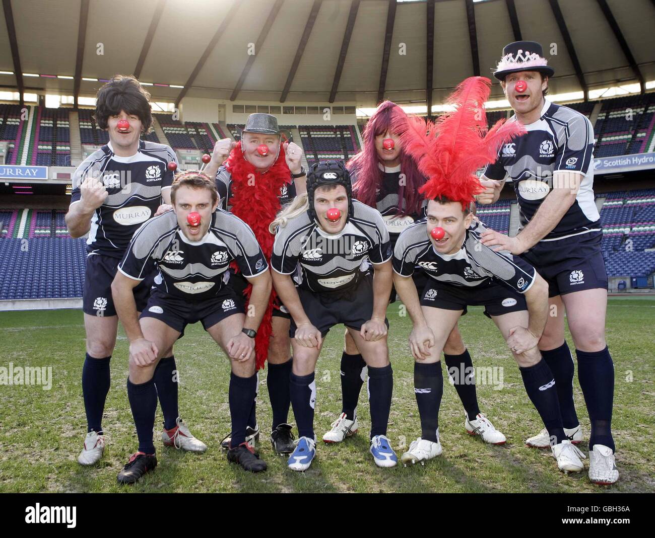 Back Row: Gregor Townsend, Brian McLauchlin, Guy Richardson und Matt ...