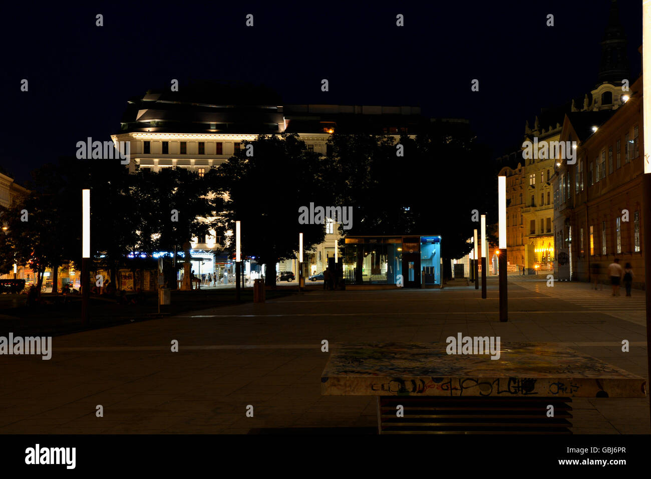 Museumsquartier in Wien, Österreich Stockfotografie - Alamy