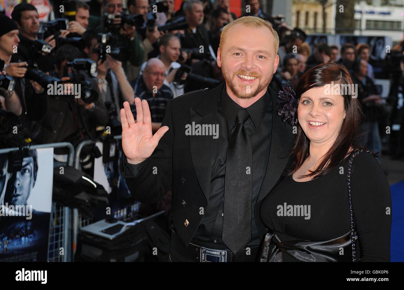 Simon pegg and wife maureen pegg -Fotos und -Bildmaterial in hoher ...