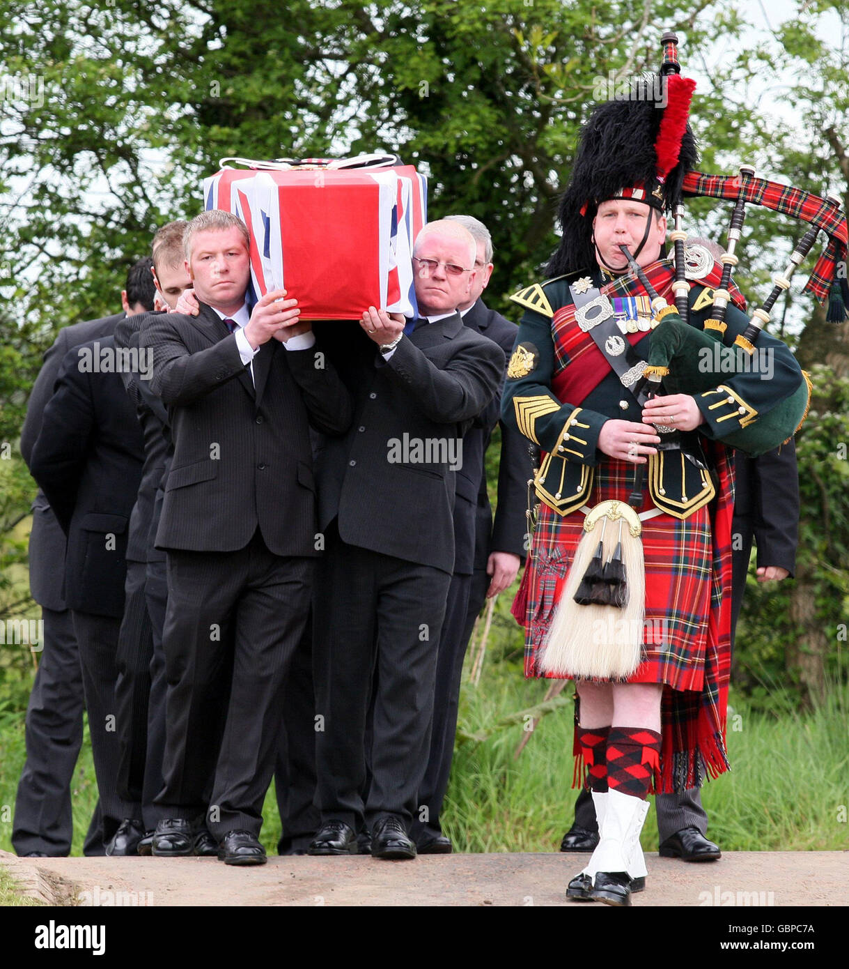 Zur beerdigung am roselawn friedhof in belfast -Fotos und -Bildmaterial ...