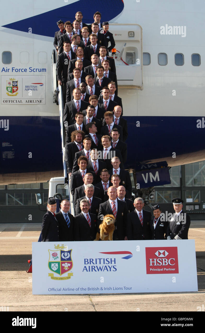 Rugby union british and irish lions abflug flughafen heathrow -Fotos ...