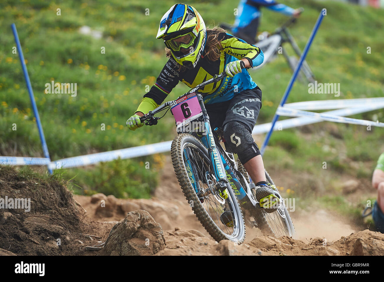 Lenzerheide, Schweiz. 8. Juli 2016. Morgane Charre von BERGAMONT HAYES ...