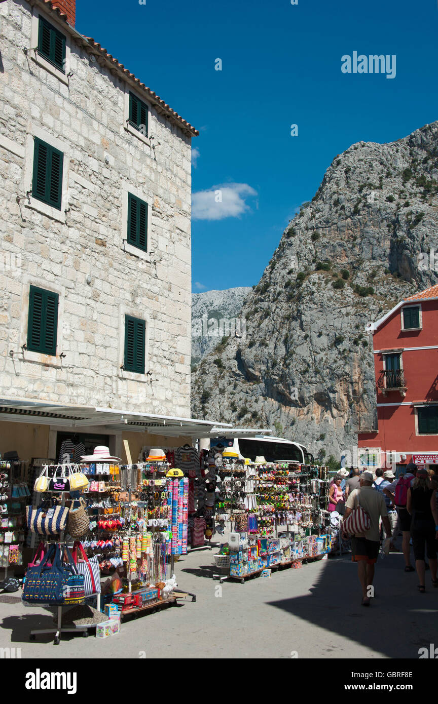 Altstadt, Omis, Split-Dalmatien, Dalmatien, Kroatien / Adria ...