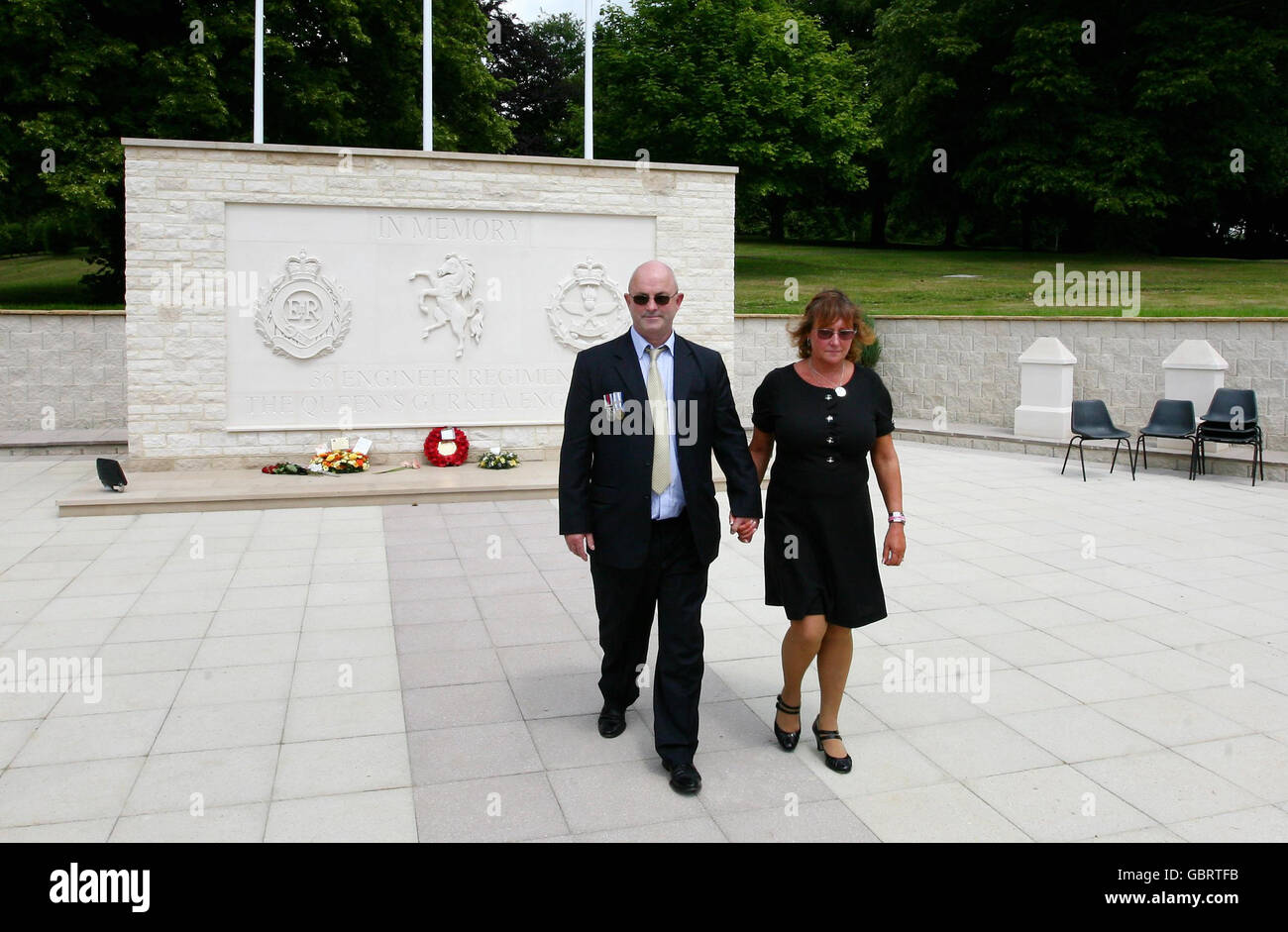Keith und Lesley Alderton, Eltern von Jake Alderton, der 2007 in ...
