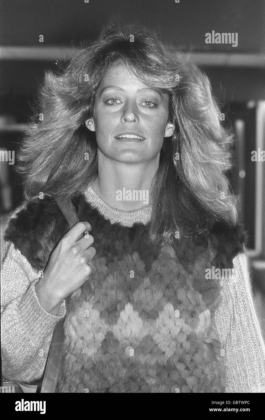 Us amerikanische schauspielerin farrah fawcett am flughafen heathrow -Fotos und -Bildmaterial in ...
