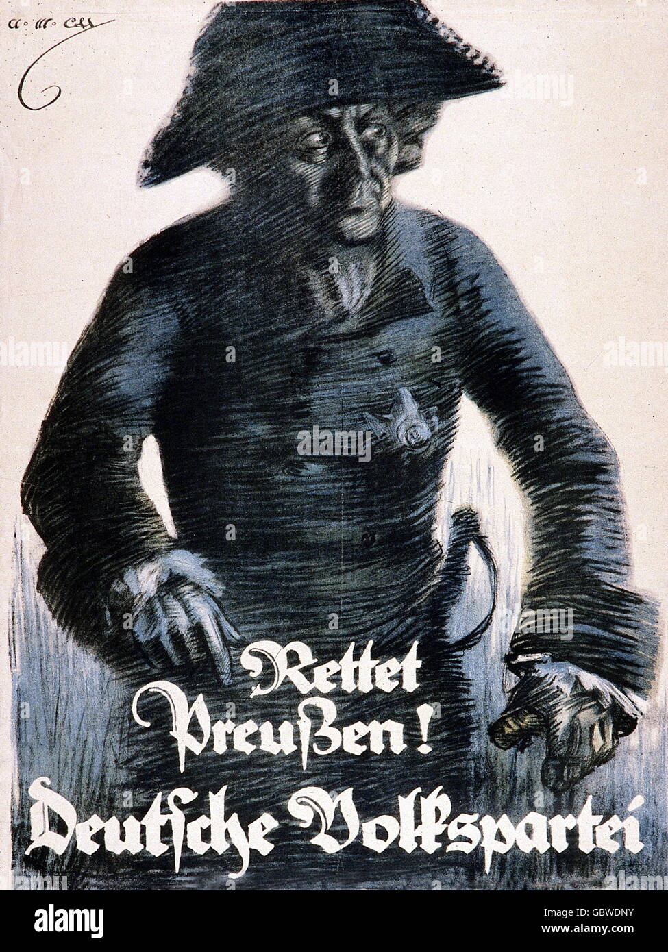 Geographie / Reisen, Deutschland, Politik, Wahlplakat der Deutschen ...
