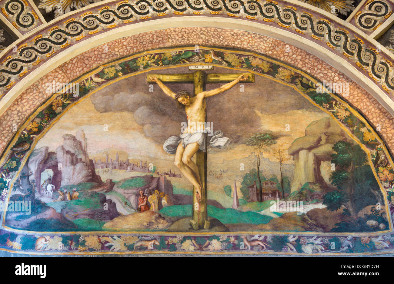 Crucifixion jesus painting -Fotos und -Bildmaterial in hoher Auflösung – Alamy