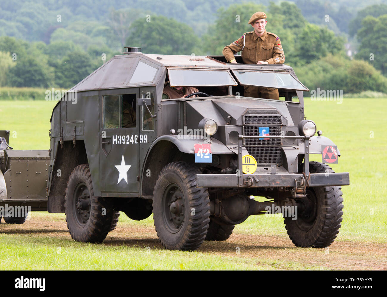 Eine Armee des 2. Weltkrieges Ford LKW an einem Krieg-Wochenende auf ...