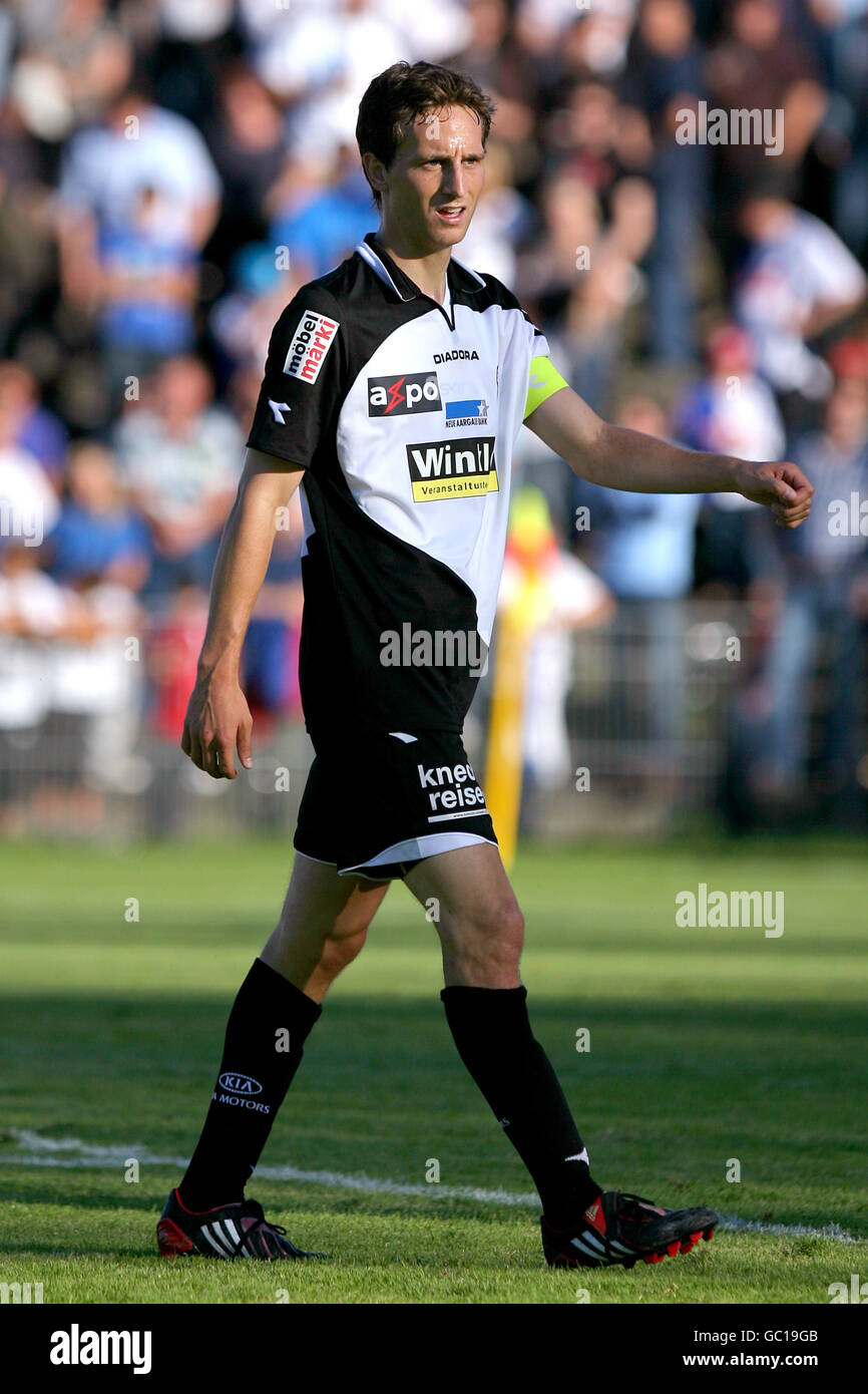 Fussball schweizer super league fc aarau v heuschrecken brugglifield ...