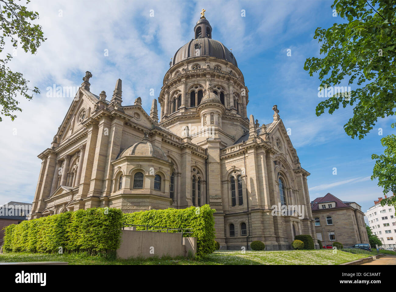 Christuskirche, Mainz, Rheinland-Pfalz, Deutschland Stockfotografie - Alamy