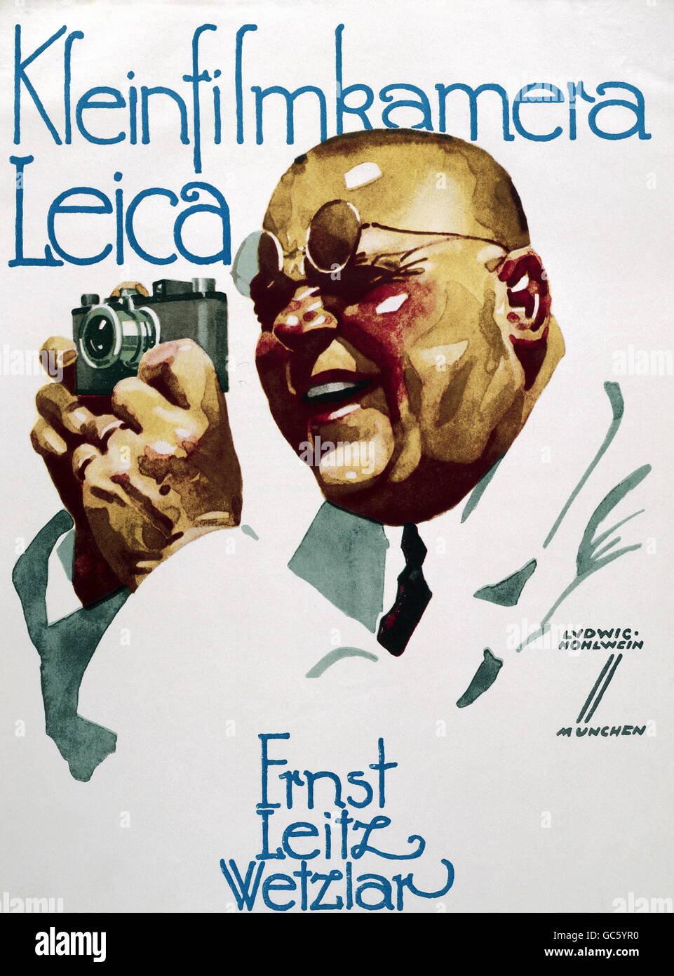 Werbung, Fotografie, Kameras, Leica 35 mm Kamera, Firma Ernst Leitz ...