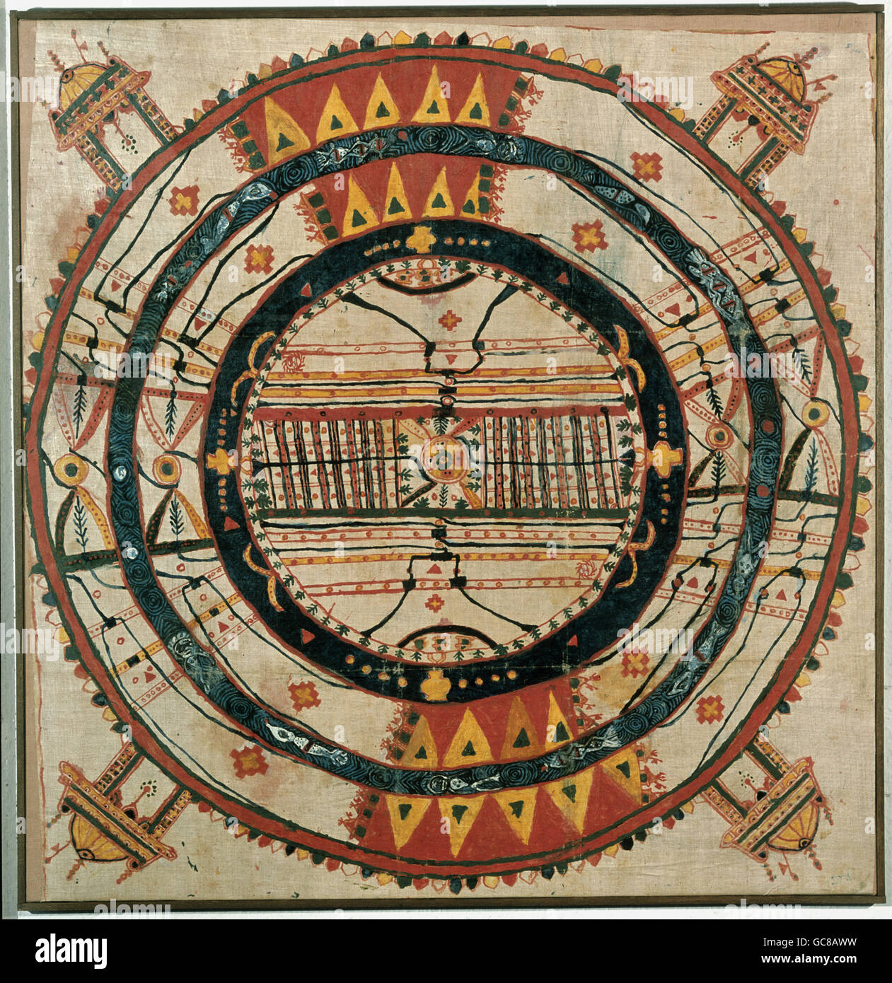 Religion, hinduismus, Tantrismus, Meditationsbild, Jambudvipa Yantra ...