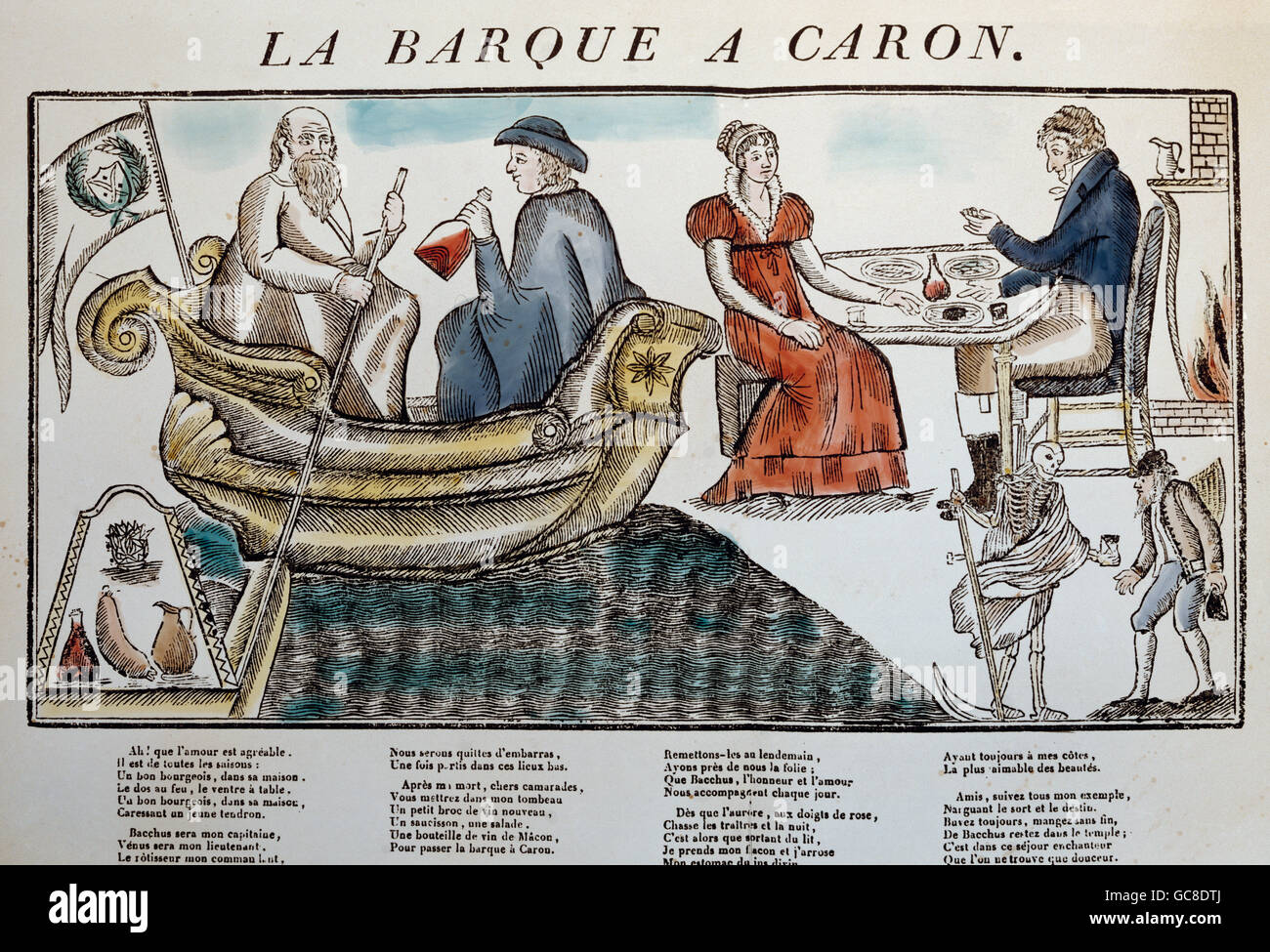 Religion, Heidentum, griechische Mythologie, 'die Barke von Charon ...