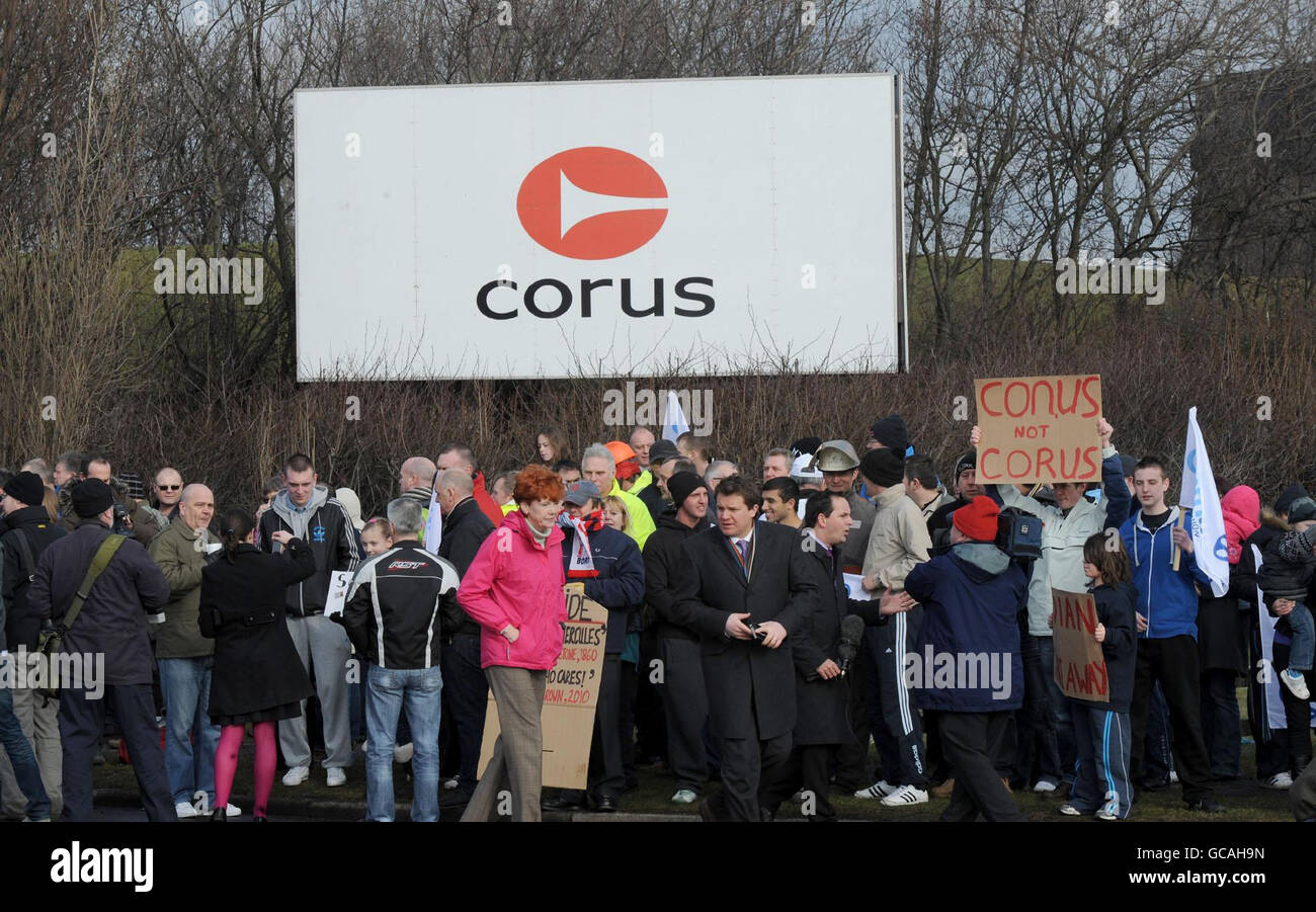 Bei den corus stahlwerken in redcar -Fotos und -Bildmaterial in hoher ...
