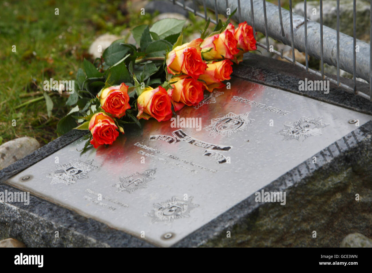 Nach dem Tod der Feuerwehrleute Alan Bannon und James Shears, die bei ...