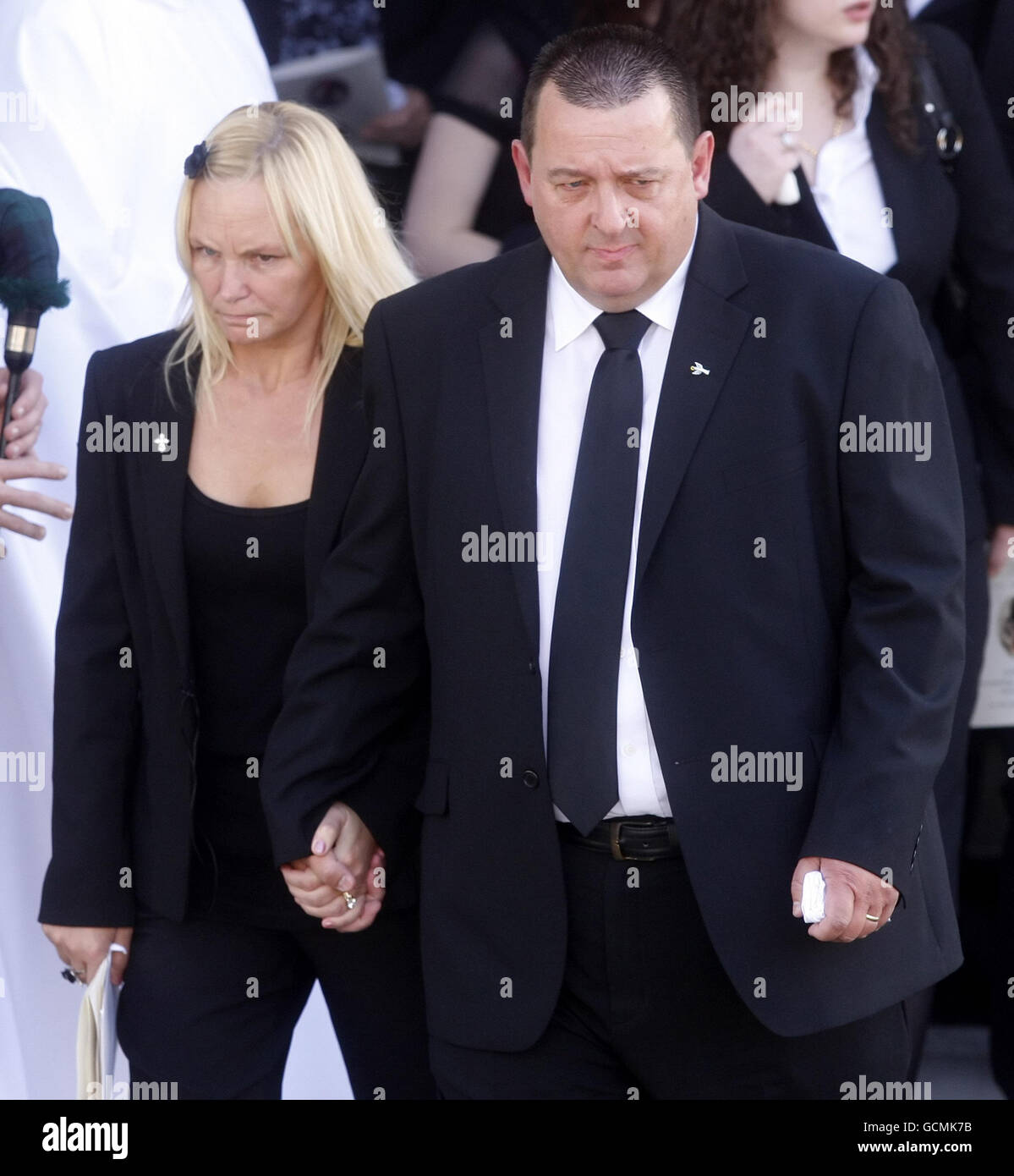 Billy Monkhouse, rechts, Vater von Lance Corporal Stephen Monkhouse ...