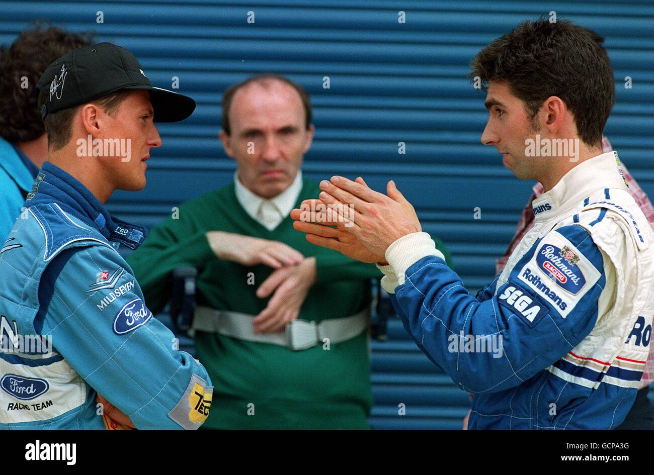 Michael schumacher damon hill -Fotos und -Bildmaterial in hoher Auflösung – Alamy