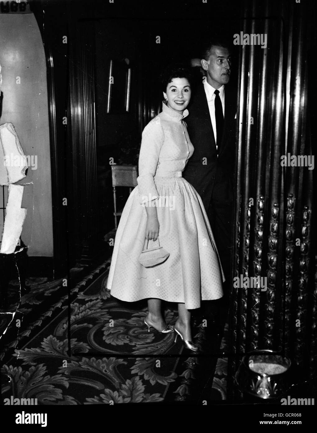 Jean Simmons Husband Stewart Granger Schwarzweiß-Stockfotos und -bilder ...