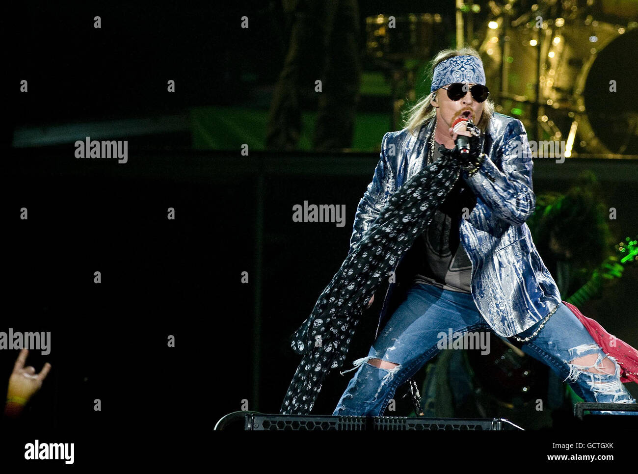 Axl Rose Guns Roses Perform Stockfotos und -bilder Kaufen - Alamy
