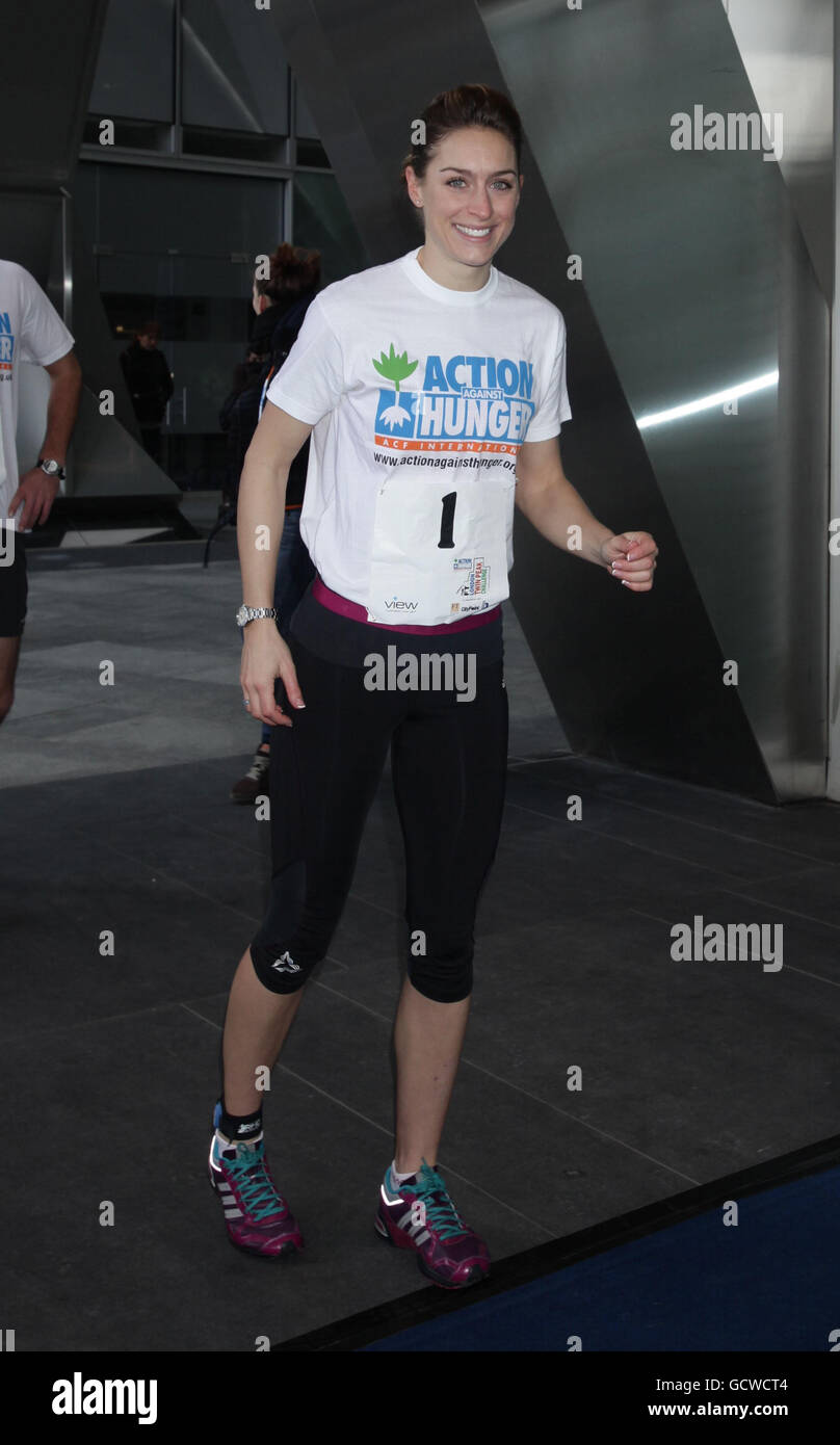 Amy Williams, die olympische Skelett-Bob-Goldmedaillengewinnerin der ...