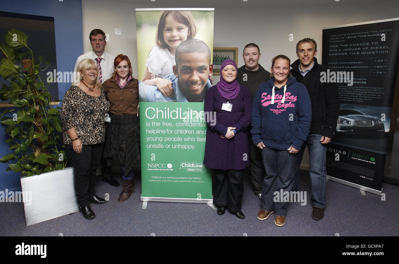 Everton besuch im nspcc hargreaves center -Fotos und -Bildmaterial in ...