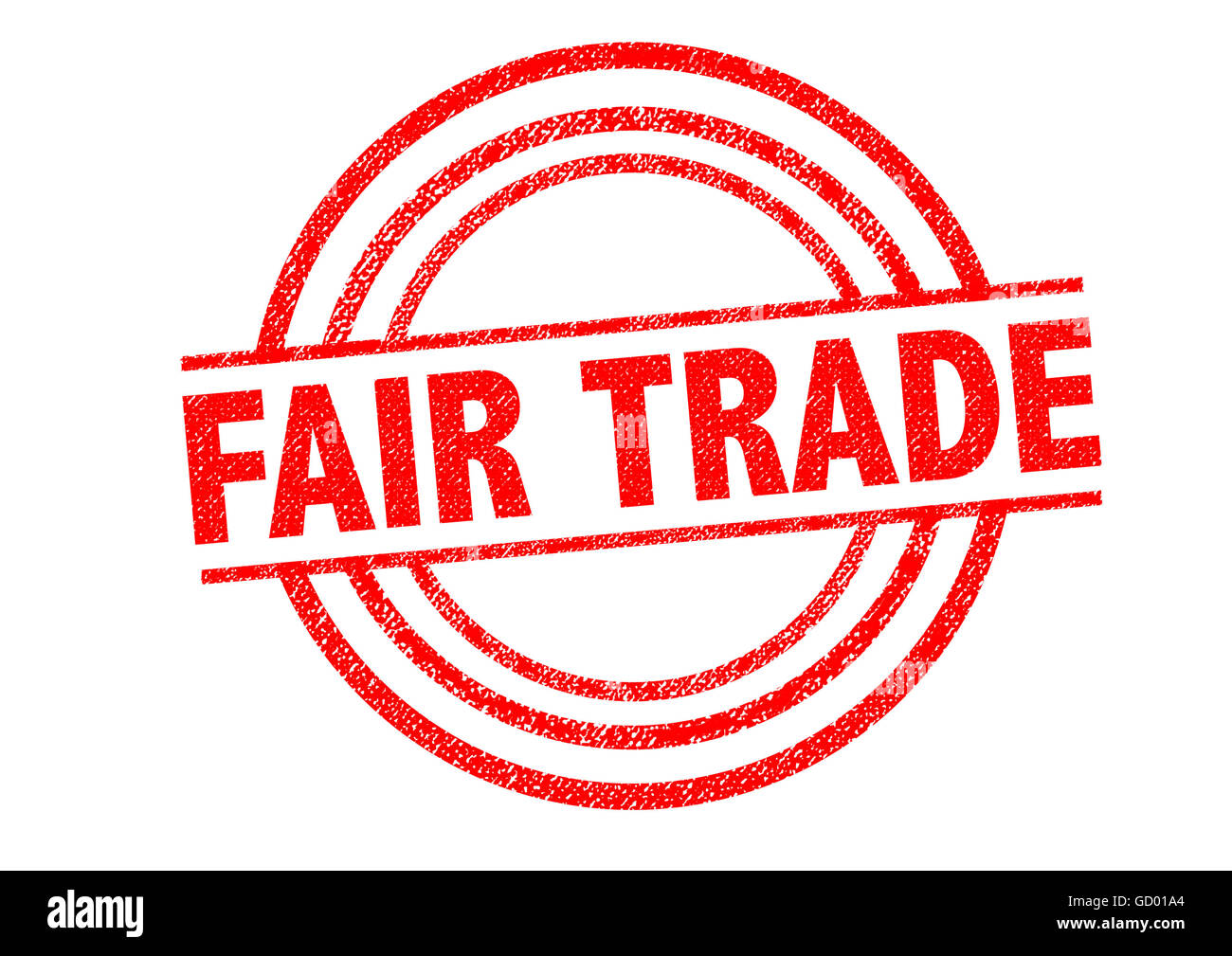 Fairtrade logo sticker Ausgeschnittene Stockfotos und -bilder - Alamy