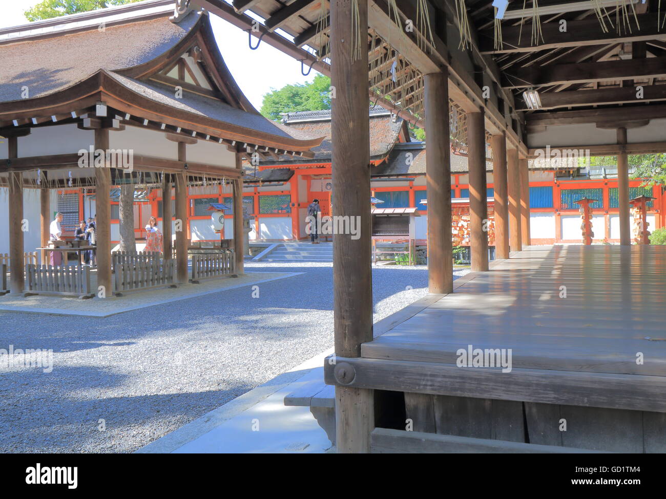 Yoshida-Schrein in Kyoto-Japan.Shinto-Schrein befindet sich in Kyoto ...