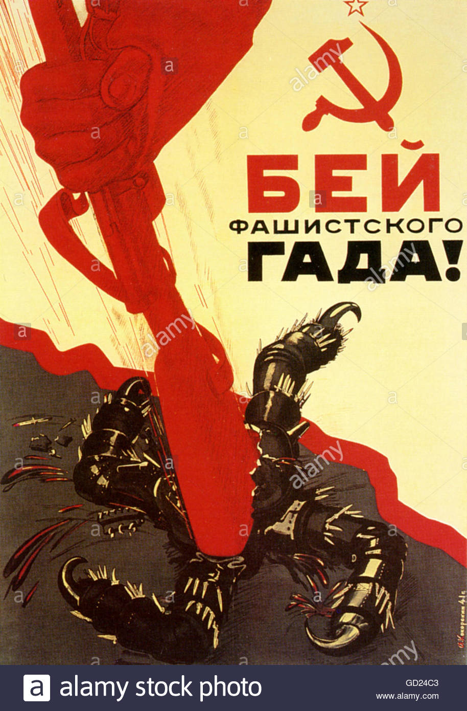 Fascist Propaganda Poster Stockfotos & Fascist Propaganda Poster Bilder ...