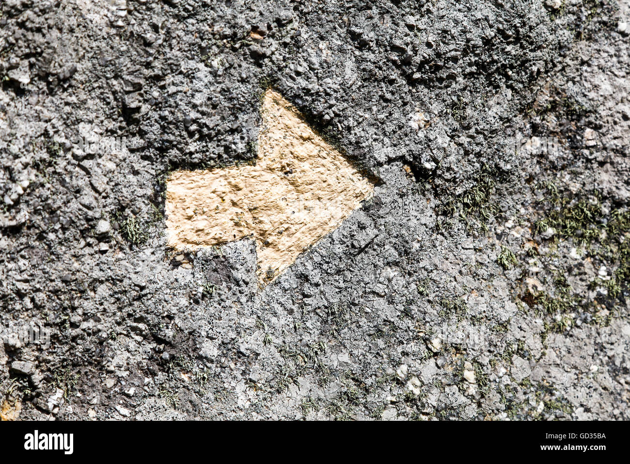 Gemalter pfeil -Fotos und -Bildmaterial in hoher Auflösung – Alamy