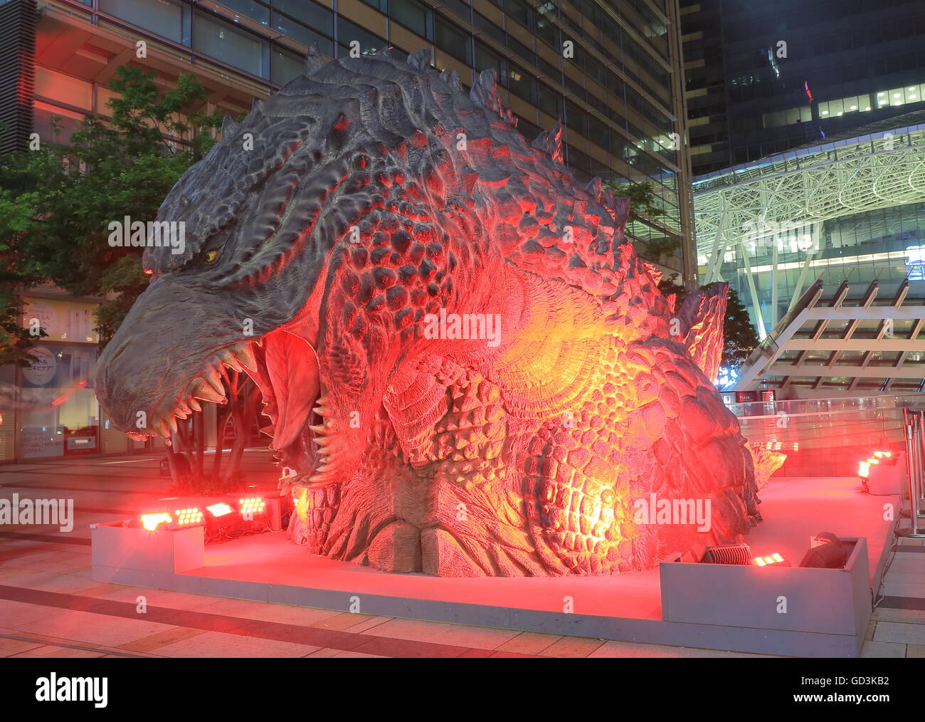 Godzilla-Statue in Roppongi, Tokyo-Japan Stockfotografie - Alamy
