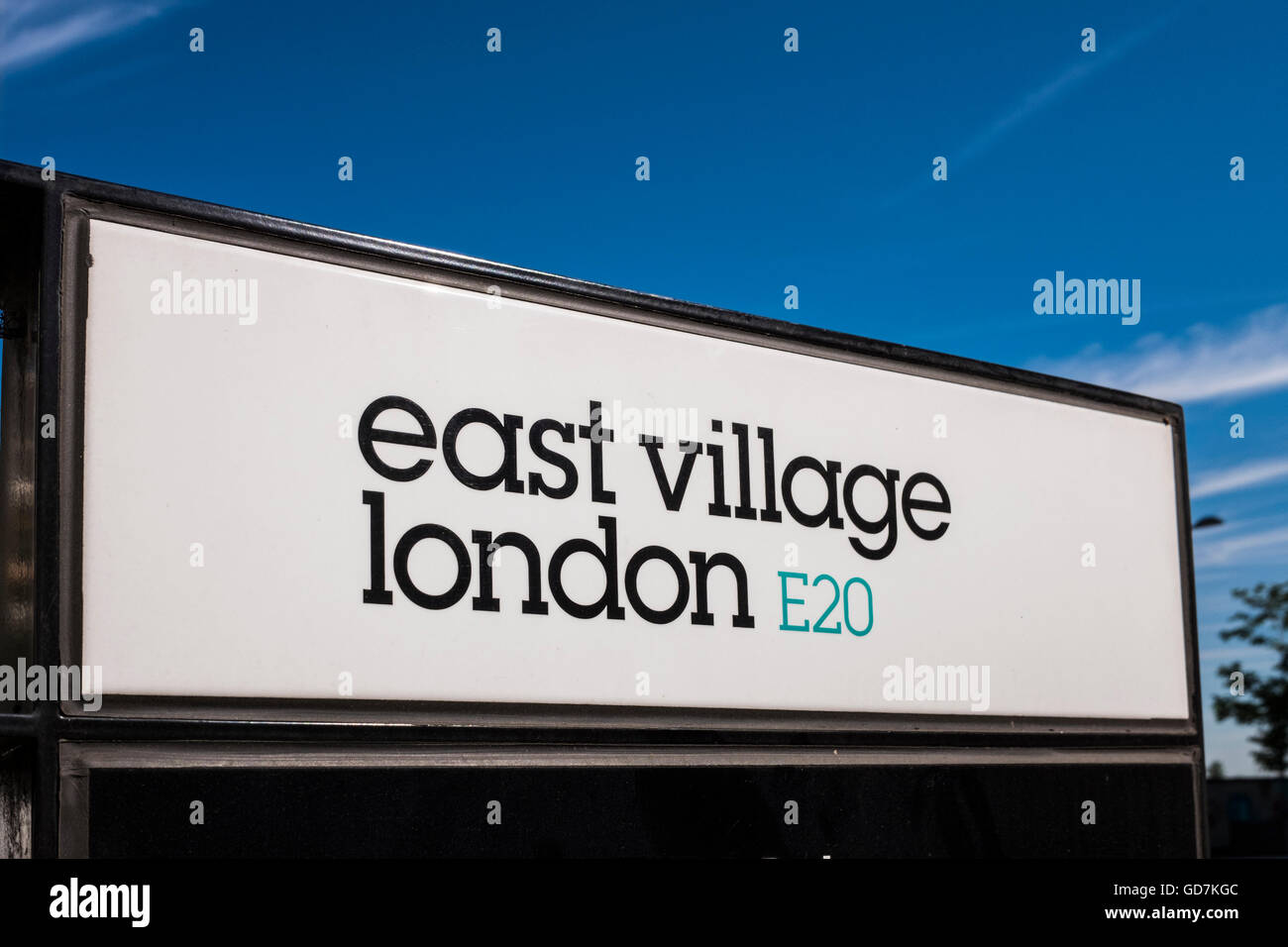 East village london e20 zeichen -Fotos und -Bildmaterial in hoher ...