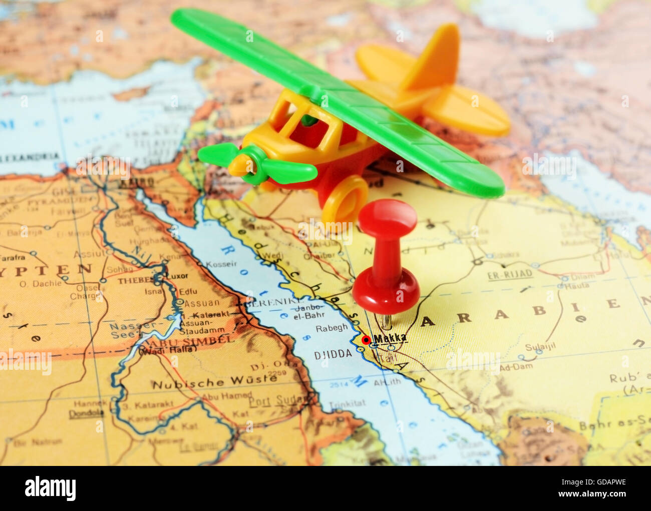 Map of mecca -Fotos und -Bildmaterial in hoher Auflösung – Alamy