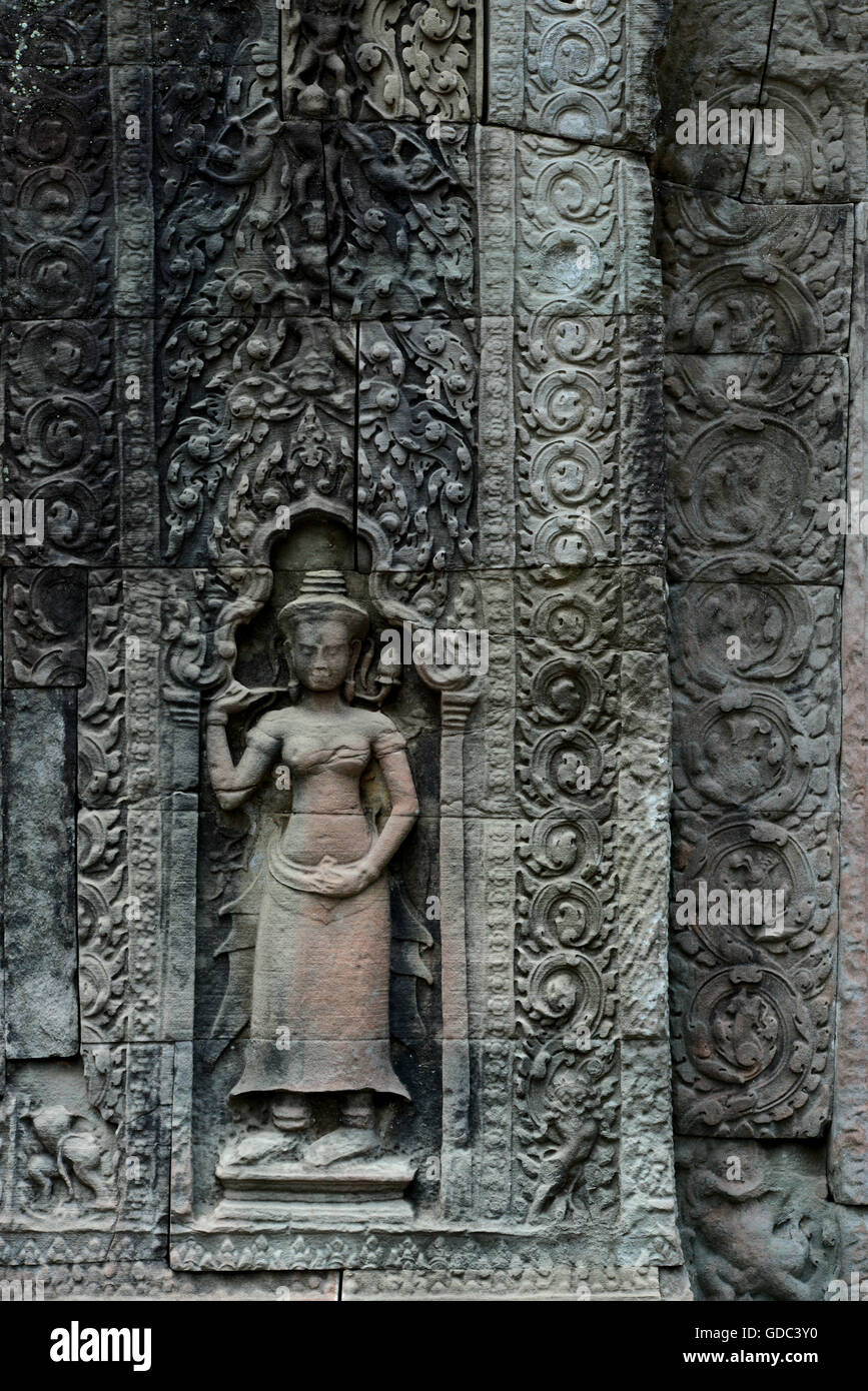 Der Tempel Preah Khan in der Tempelstadt Angkor nahe der Stadt Siem ... Der Tempel Preah Khan in der Tempelstadt Angkor nahe der Stadt Siem ...