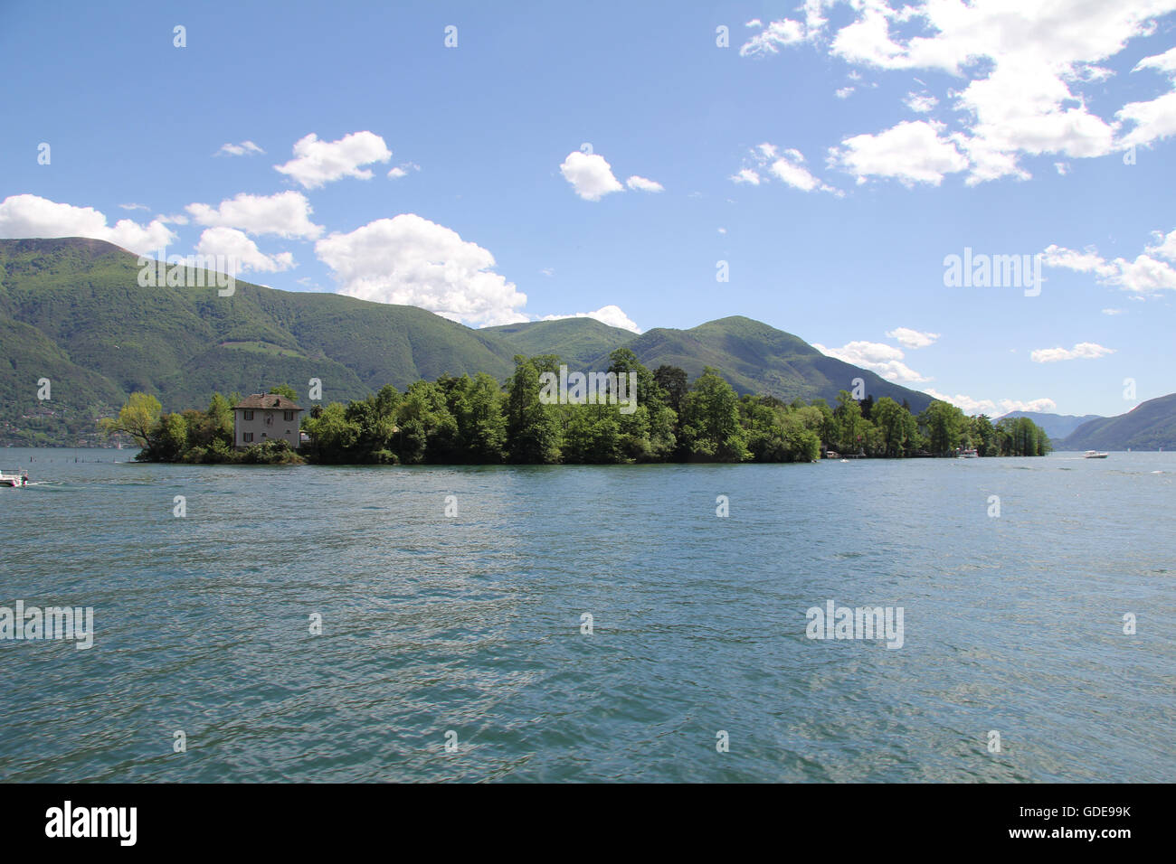 Schweiz, Europa, Ticino; Lago Maggiore, Brissago Inseln, Isola Brissago ...