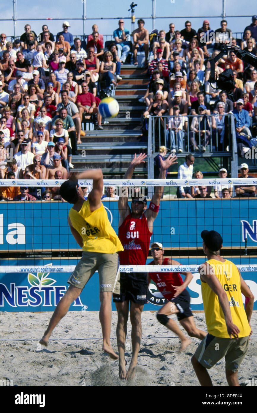 Beach-Volleyball, Timmendorfer Strand, Luebecker Bucht, Scleswig ...