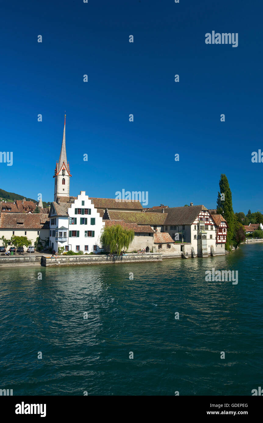 Stein am Rhein, Bodensee, Schweiz Stockfotografie - Alamy