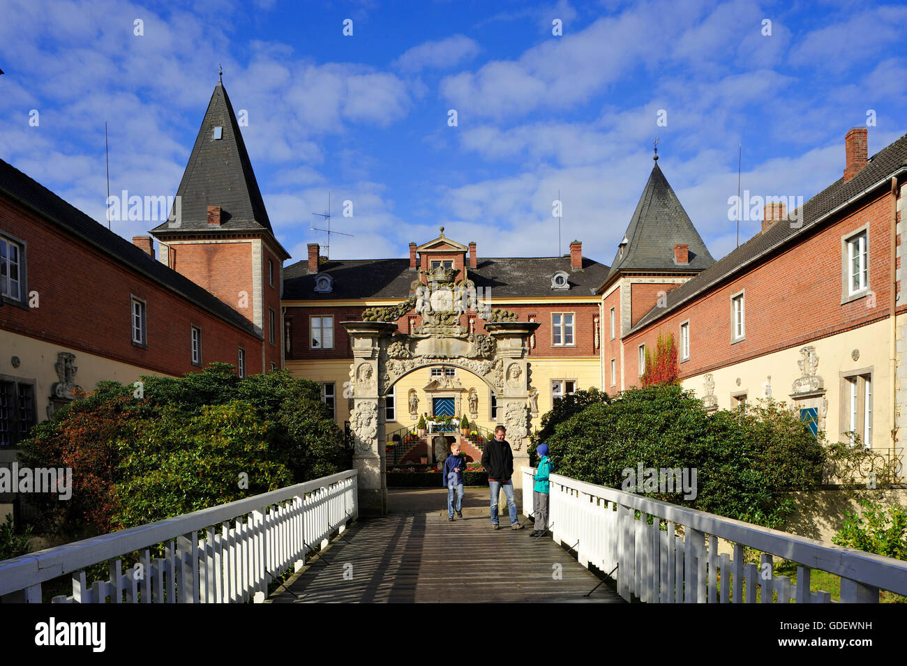 Schloss Dankern, Haren, Niedersachsen, Deutschland Stockfotografie - Alamy