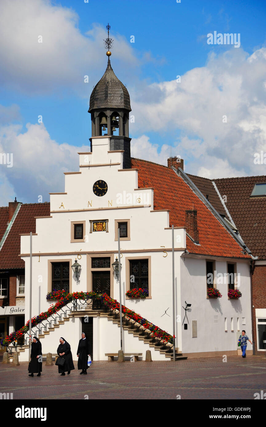 Rathaus, Lingen, Niedersachsen, Deutschland Stockfotografie - Alamy