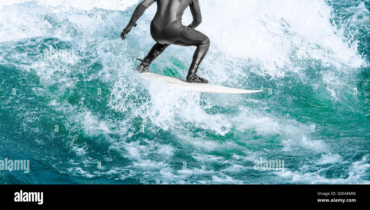 Surfer auf dem wasser -Fotos und -Bildmaterial in hoher Auflösung – Alamy