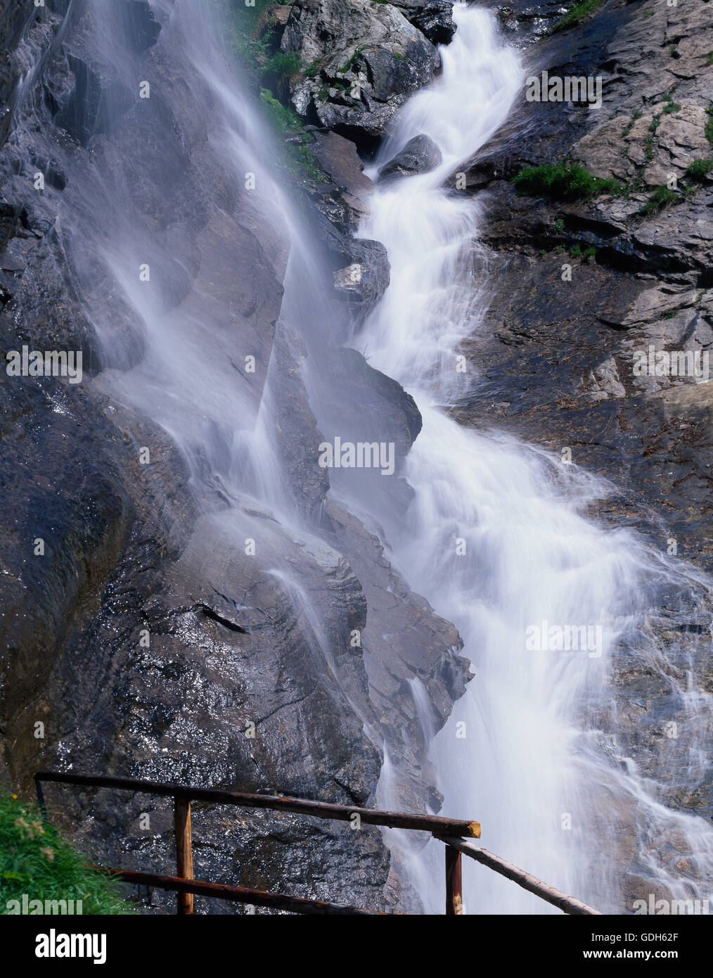 Fallbach Wasserfall am Glockner Hochalpenstraße, Nationalpark Hohe ...