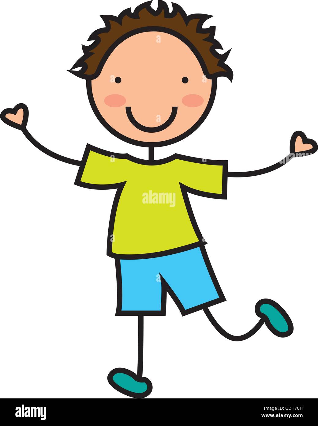 Boy Cartoon Stockfotos und -bilder Kaufen - Alamy