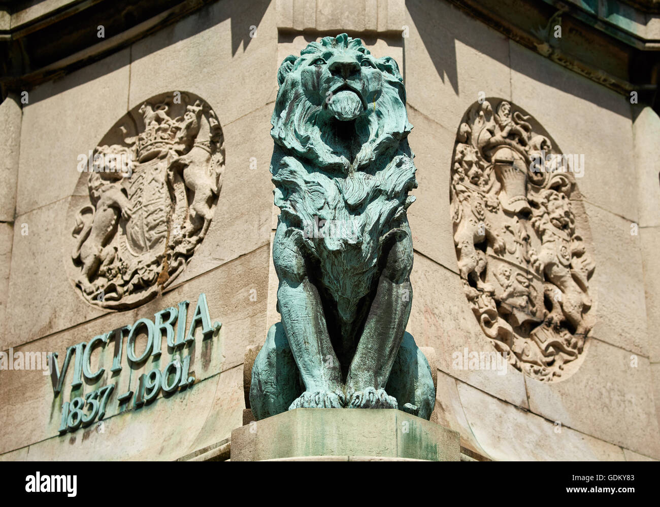Das Queen Victoria Memorial in Lancaster, Lancashire, England, ist ein ...