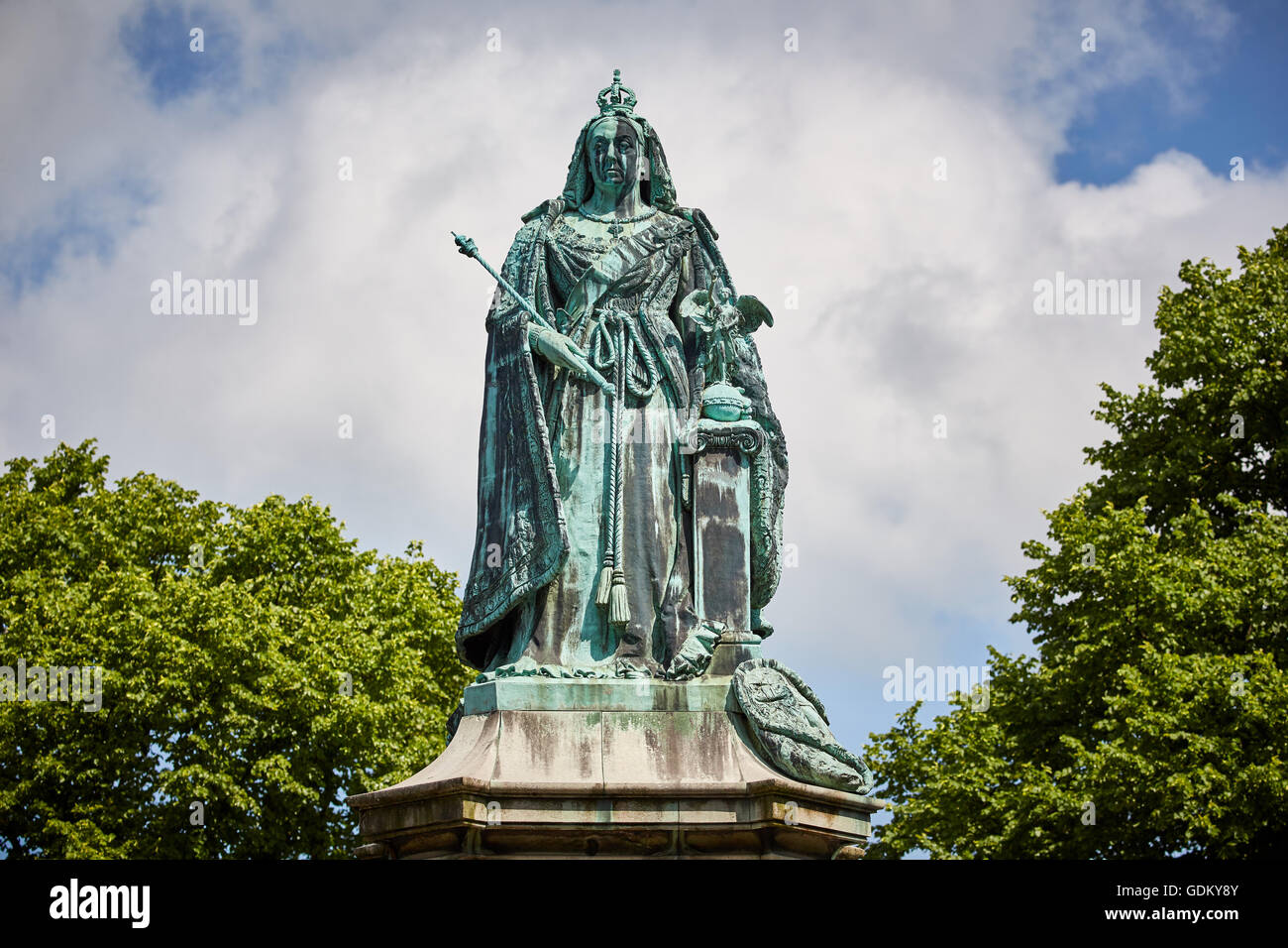 Das Queen Victoria Memorial in Lancaster, Lancashire, England, ist ein ...