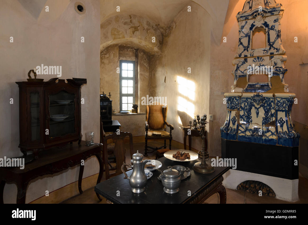 Stolpen: Stolpen Burg: Salon der Gräfin Cosel in Johannis (Cosel-Turm ...