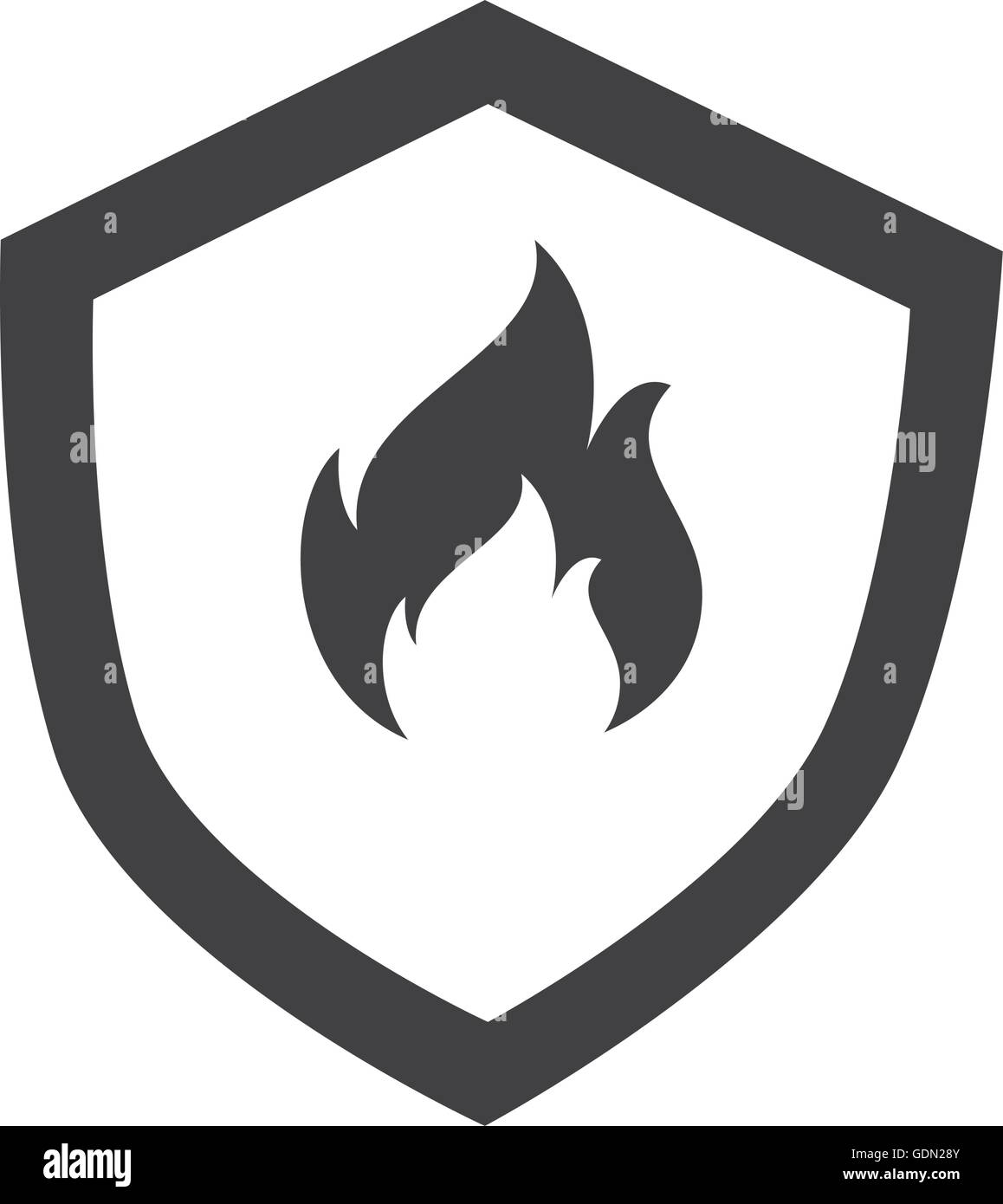 Brennbaren Abzeichen Zeichen Symbol Vektor-illustration Stock ...