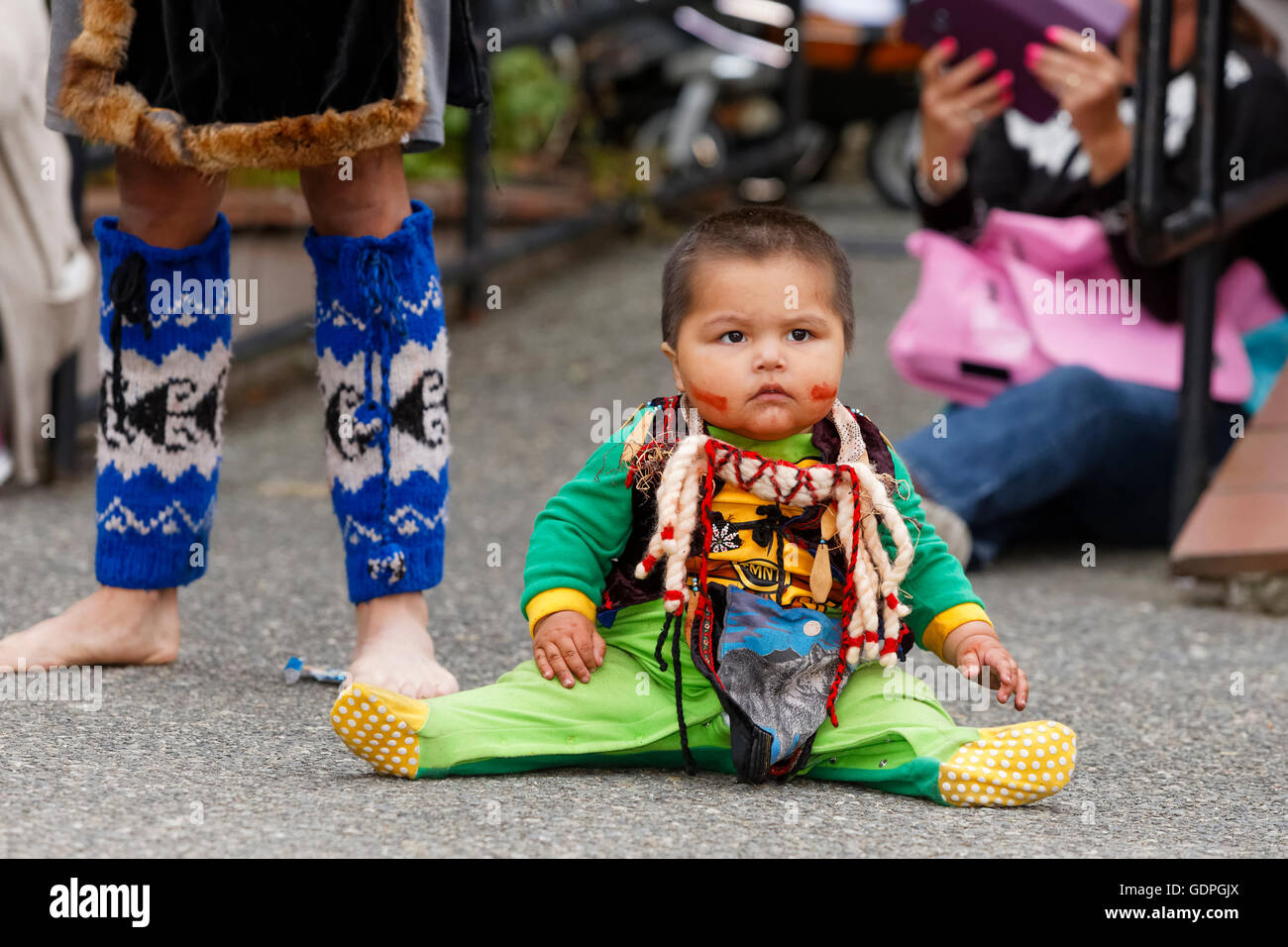 Junge Aborigines First Nations Baby bei Aborigines Tage-Victoria ...