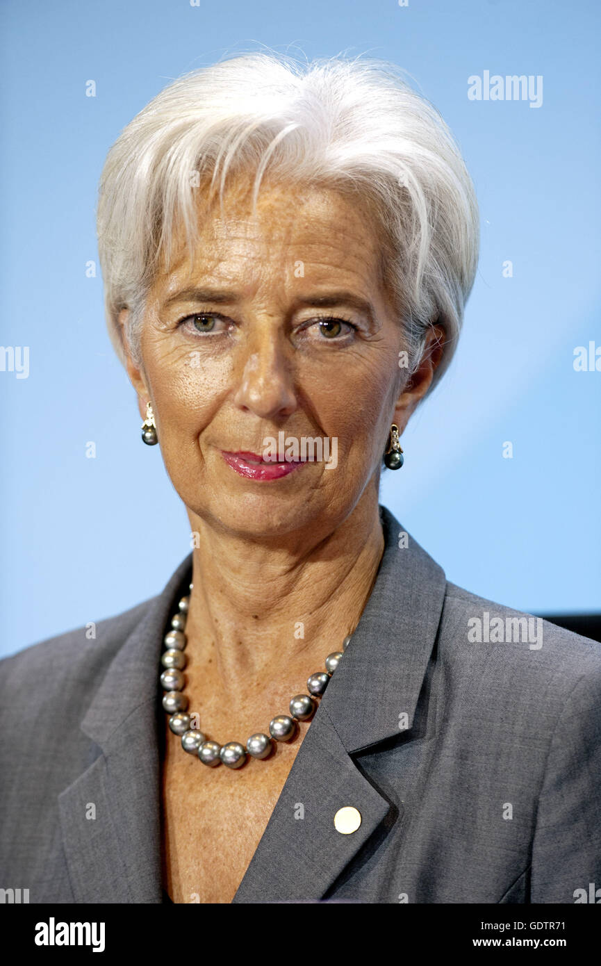 Christine Lagarde And Portrait Stockfotos und -bilder Kaufen - Alamy