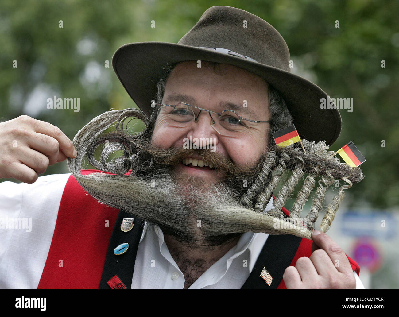 Welt-Bart und Schnurrbart-Meisterschaft Stockfotografie - Alamy