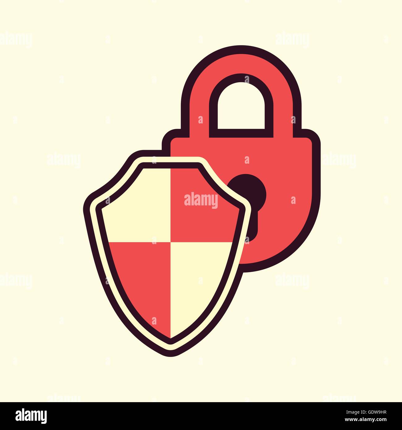 Gesperrtes logo Stock-Vektorgrafiken kaufen - Alamy