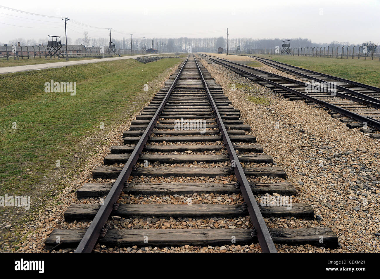 Konzentration Lager Auschwitz-Birkenau Stockfotografie - Alamy